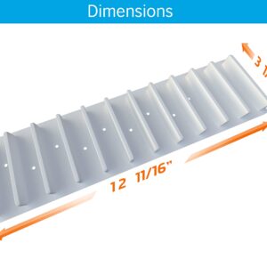 EZStudRack Shelving System for Garages, Sheds, Pantries, Closets, and More. Includes 32 EZStudRacks & 128 Screws- WOOD NOT INCLUDED