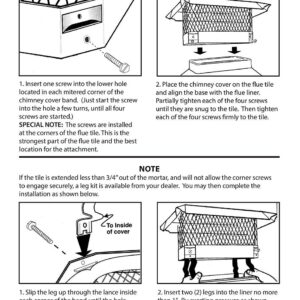 HY-C SSLK Chimney Cap Leg Kit