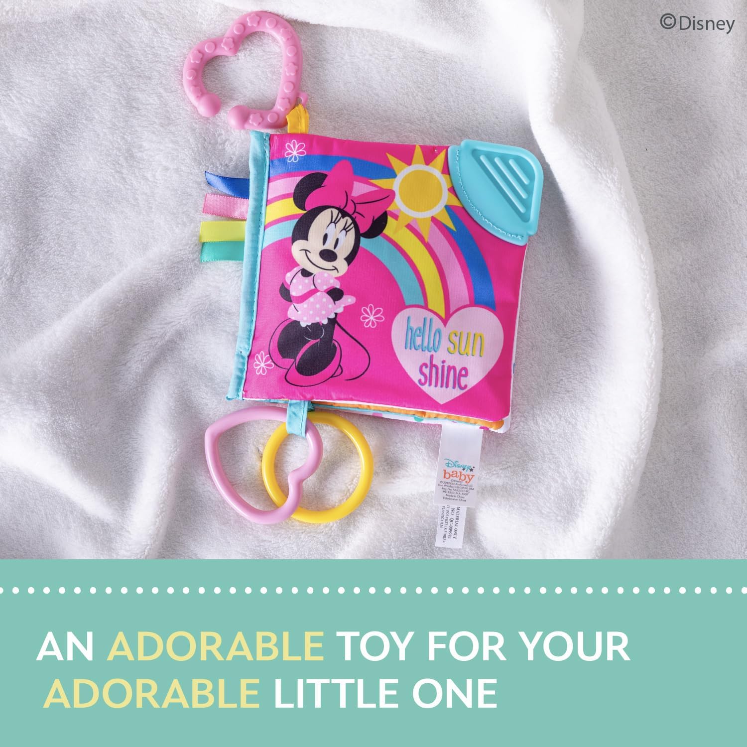 KIDS PREFERRED Disney Baby Minnie Mouse On The Go Soft Book for Babies