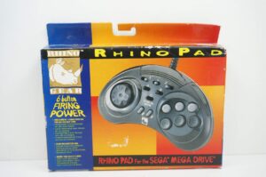 sega genesis controller - rhino pad (6 buttons with turbo fire feature)