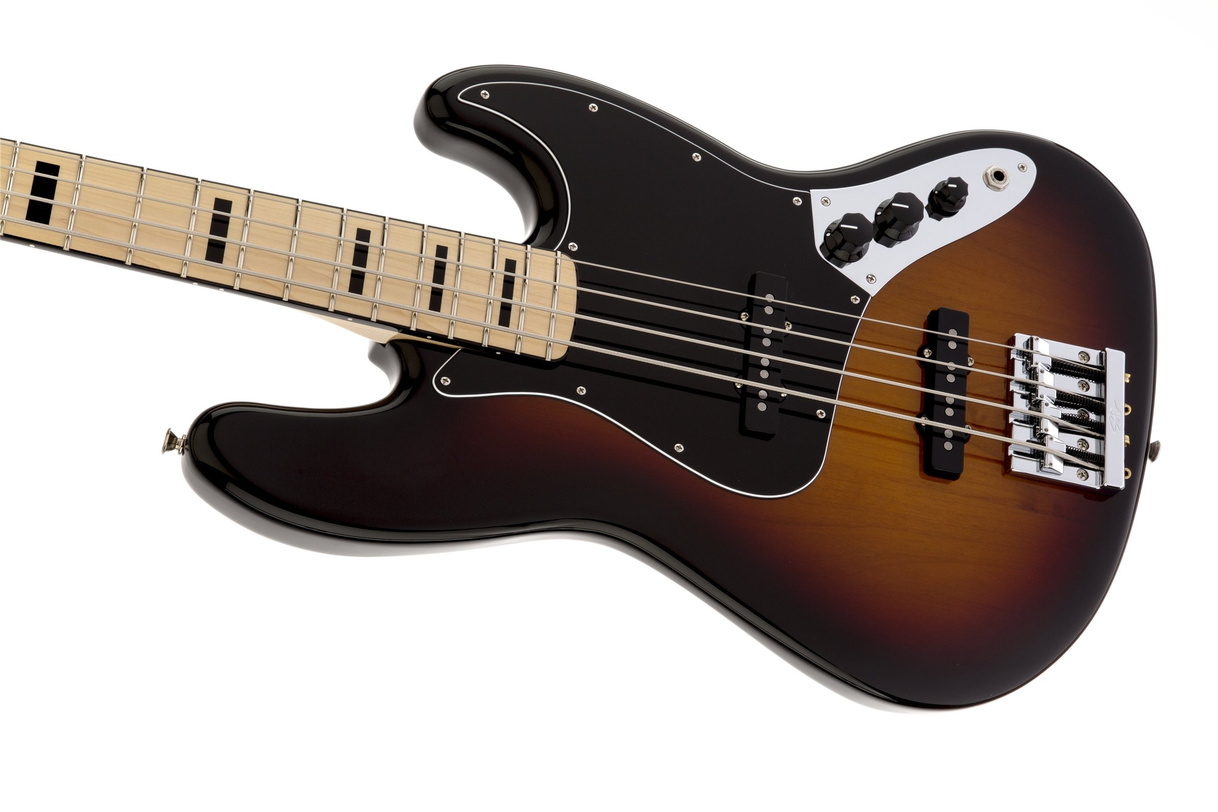 Fender Geddy Lee Jazz Bass, 3-Color Sunburst, Maple Fingerboard