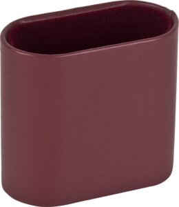 backgammon dice cup-maroon