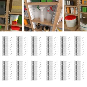 EZStudRack Shelving System for Garages, Sheds, Pantries, Closets, and More. Includes 32 EZStudRacks & 128 Screws- WOOD NOT INCLUDED