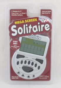 megascreen solitaire handheld game