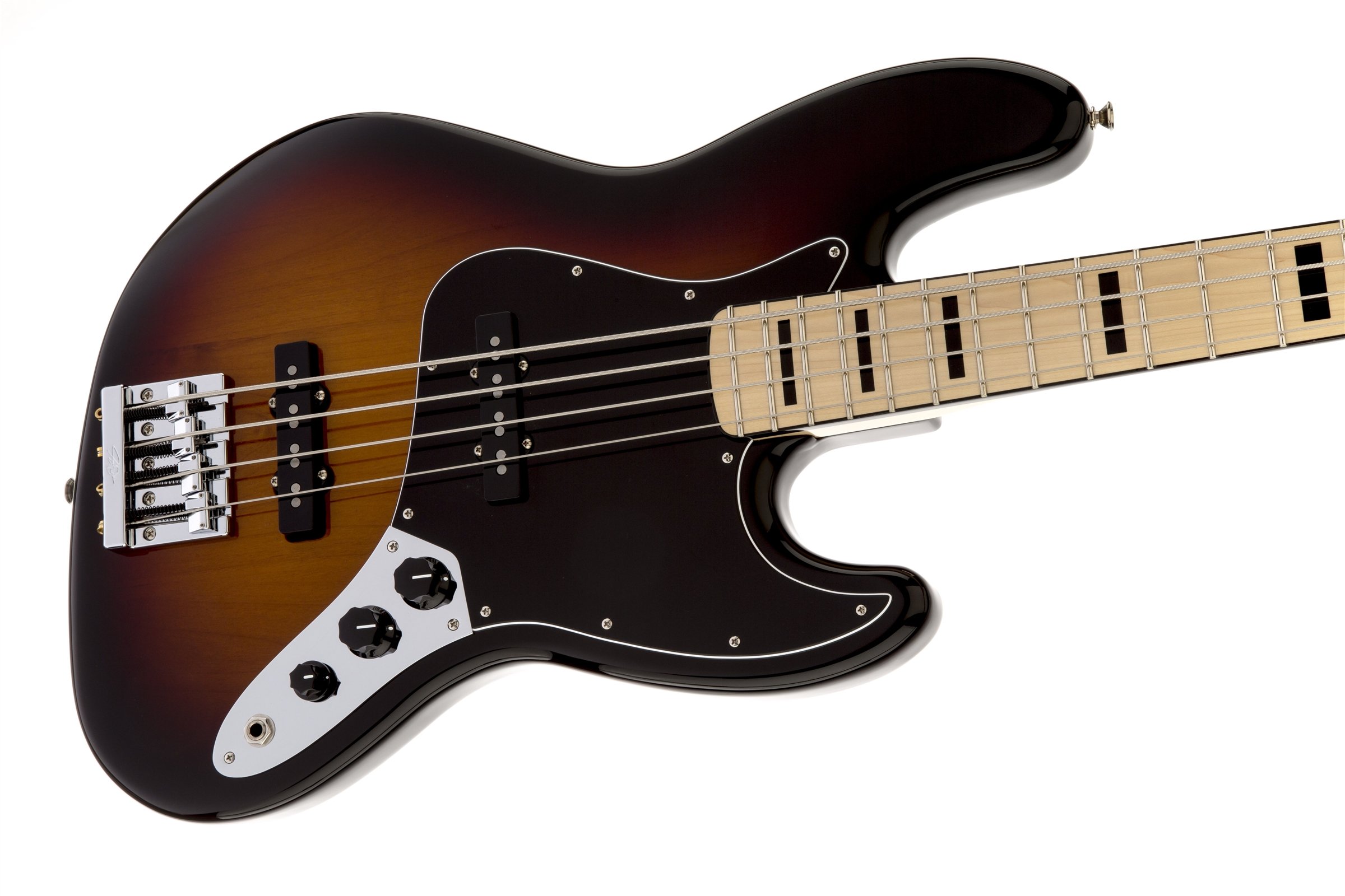 Fender Geddy Lee Jazz Bass, 3-Color Sunburst, Maple Fingerboard