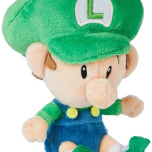 Little Buddy 1248 Super Mario All Star Collection 6" Baby Luigi Plush