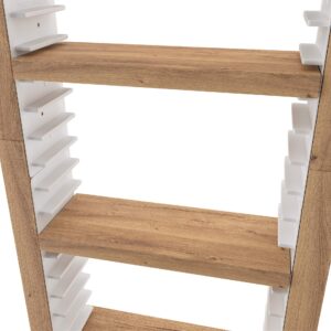 EZStudRack Shelving System for Garages, Sheds, Pantries, Closets, and More. Includes 32 EZStudRacks & 128 Screws- WOOD NOT INCLUDED