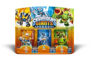 skylanders giants triple pack #2 ignitor, chill, and zook