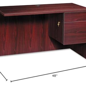 Hon Company HON Return Desk, Right - 48" - Mahogany - 10500 Series