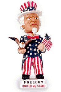 gift house uncle sam bobblehead