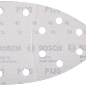 Bosch Home and Garden 2609256A64 10-Piece Sanding Sheet Set for Multi-Sanders 102 x 62.93, 120