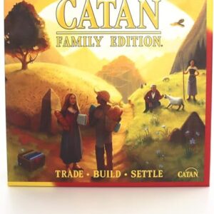 CATAN Family Edition Board Game - Embark on a Quest for Settlement! Strategy Game for Kids & Adults, Ages 10+, 3-4 Players, 60 Minute Playtime, Made by CATAN Studio