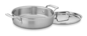 cuisinart multiclad pro stainless 3-quart casserole with cover