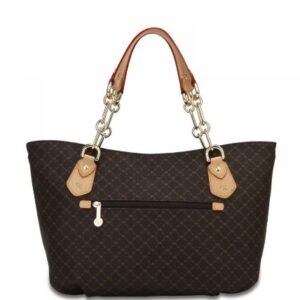 Signature Brown Trendy Traveler's Tote by Rioni Designer Handbags & Luggage