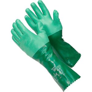 Ansell Scorpio Chemical Resistant Gloves,14" L, Gauntlet Cuff, Size 8, 1 Pair, Lot of 12