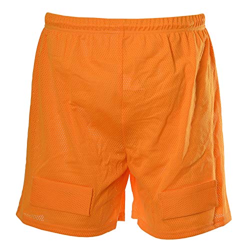 Bauer Core Mesh Jock Shorts, Orange, Men's, Large