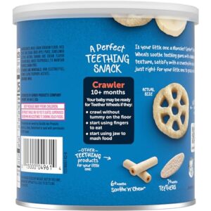 Gerber Snacks for Baby Teether Wheels, Banana Cream, 1.48 Ounce (Pack of 6)