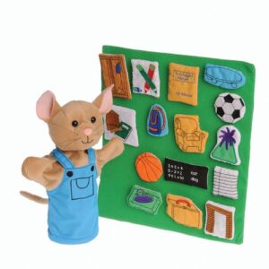 constructive playthings if you take a mouse to school puppet set (17 pcs.)