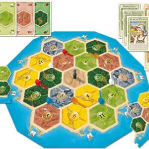 CATAN Family Edition Board Game - Embark on a Quest for Settlement! Strategy Game for Kids & Adults, Ages 10+, 3-4 Players, 60 Minute Playtime, Made by CATAN Studio