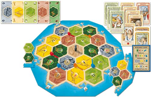 CATAN Family Edition Board Game - Embark on a Quest for Settlement! Strategy Game for Kids & Adults, Ages 10+, 3-4 Players, 60 Minute Playtime, Made by CATAN Studio