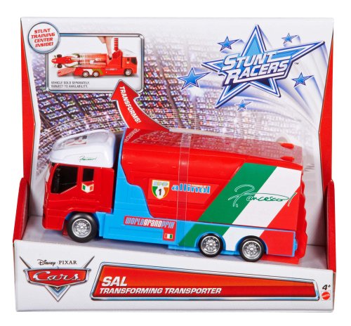 Disney Cars Toys Francescos Stunt Racers Transforming Transporter Vehicle