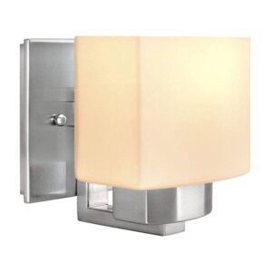 1-light brushed nickel wall sconce brushed nickel