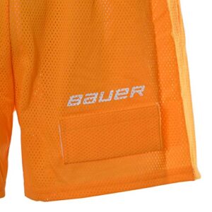 Bauer Core Mesh Jock Shorts, Orange, Men's, Large