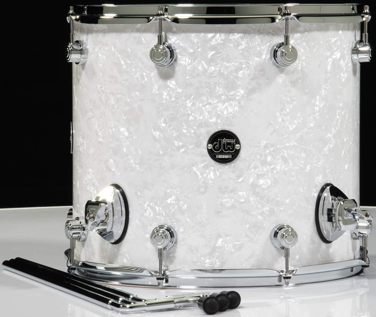 DW Performance Series Floor Tom - 14 x 16 inch - White Marine FinishPly