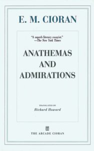 anathemas and admirations