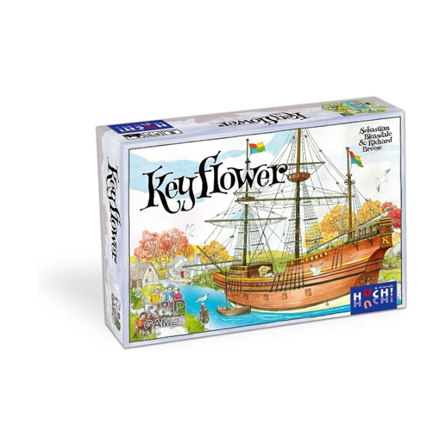 R&D Games Keyflower Board Game, Multi-Colored