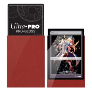 Ultra Pro Sleeves Small 60 D10 Card Game (Red)