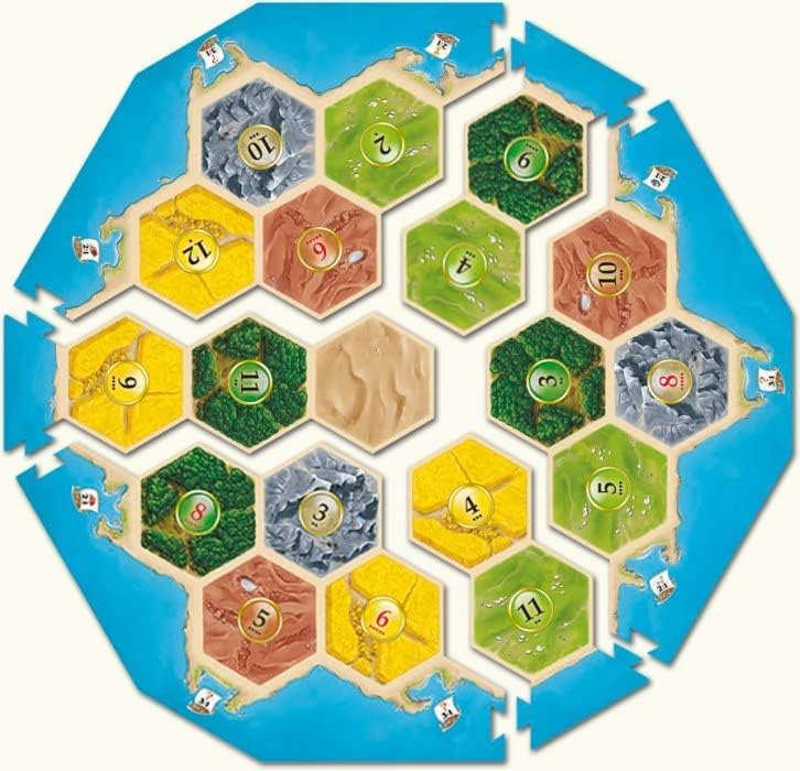 CATAN Family Edition Board Game - Embark on a Quest for Settlement! Strategy Game for Kids & Adults, Ages 10+, 3-4 Players, 60 Minute Playtime, Made by CATAN Studio