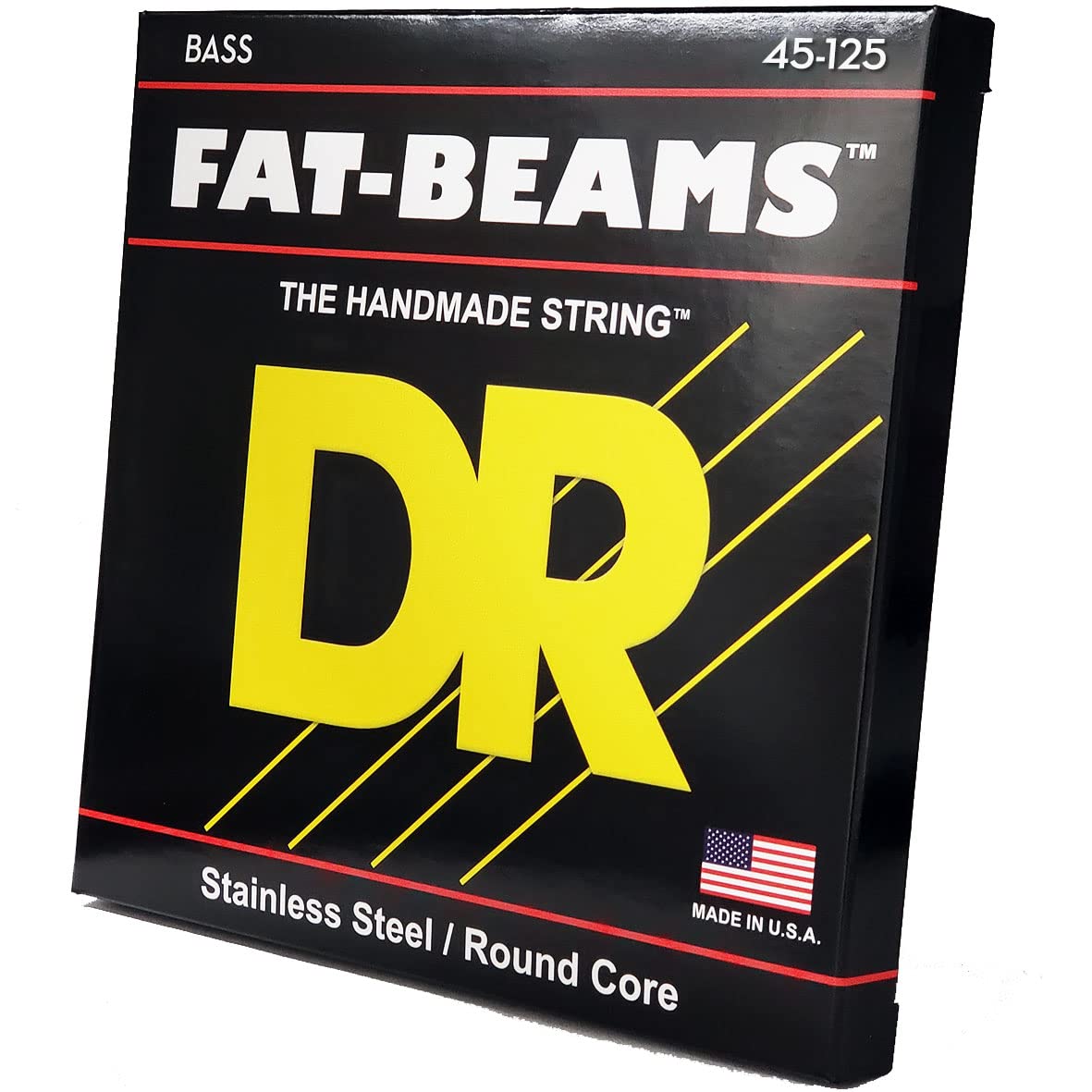 DR Strings FAT-BEAM Bass Guitar Strings (FB5-45), Silver