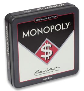 ws game company monopoly nostalgia edition in collectible tin