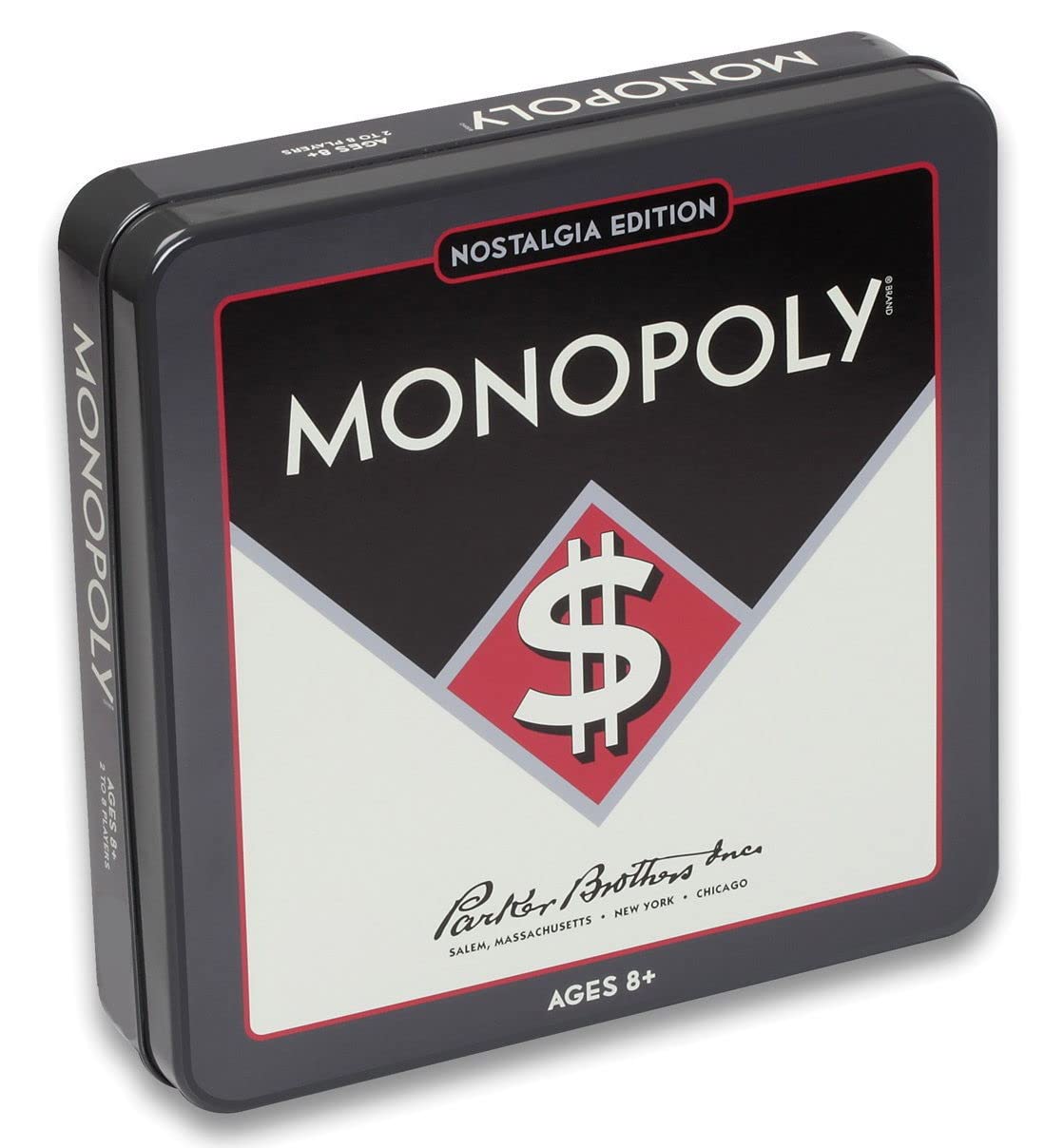 WS Game Company Monopoly Nostalgia Edition in Collectible Tin