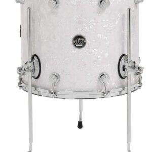 DW Performance Series Floor Tom - 14 x 16 inch - White Marine FinishPly