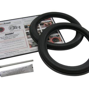 JL Audio 10 Inch Foam Speaker Repair Kit, 10W6v2-D4, FSK-10JLv2 (Pair)