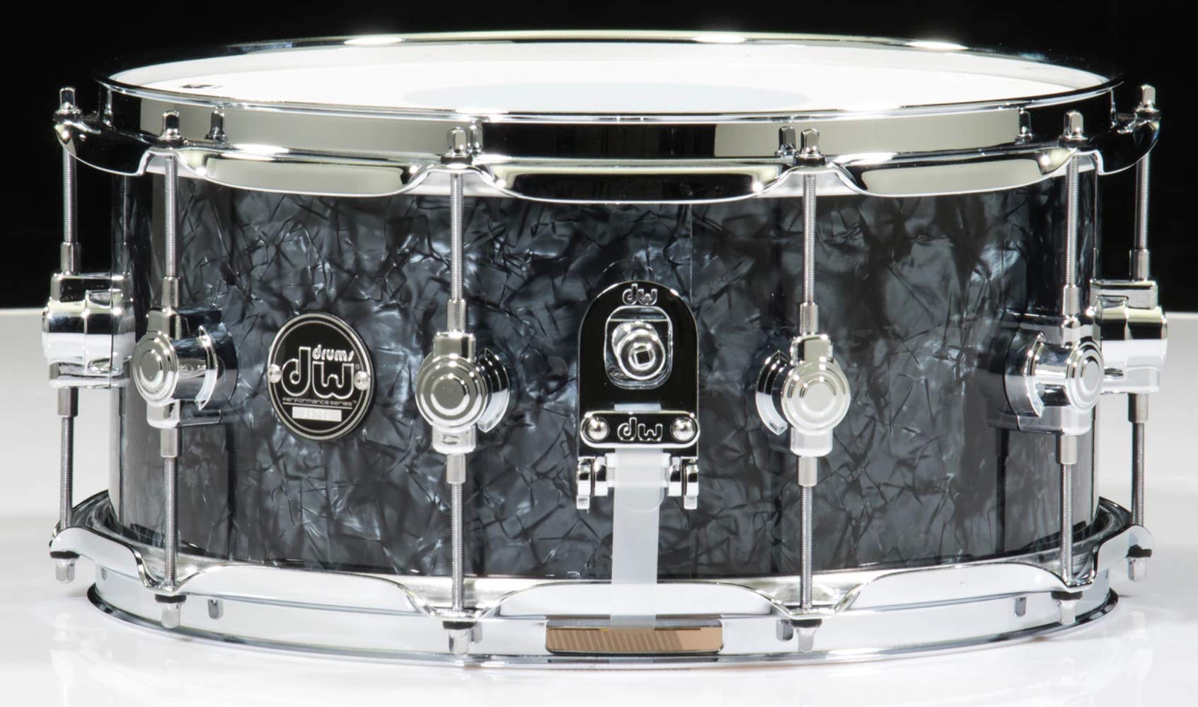 DW Performance Series Snare Drum - 6.5 Inches X 14 Inches Black Diamond FinishPly