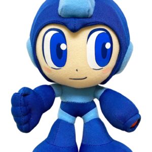 Great Eastern Mega Man 10: 7" Mega Man Plush, Includes Keychain