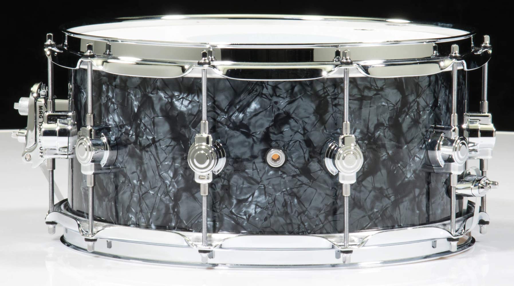 DW Performance Series Snare Drum - 6.5 Inches X 14 Inches Black Diamond FinishPly