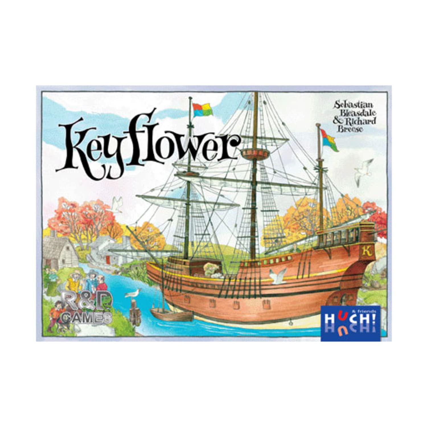 R&D Games Keyflower Board Game, Multi-Colored