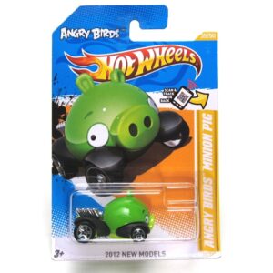 hot wheels angry birds minion green pig 2012 new models series #35/50 green piggy 1:64 scale collectible die cast car