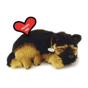 perfect petzzz - original petzzz german shepherd, realistic, lifelike stuffed interactive pet toy, companion pet with 100% handcrafted synthetic fur