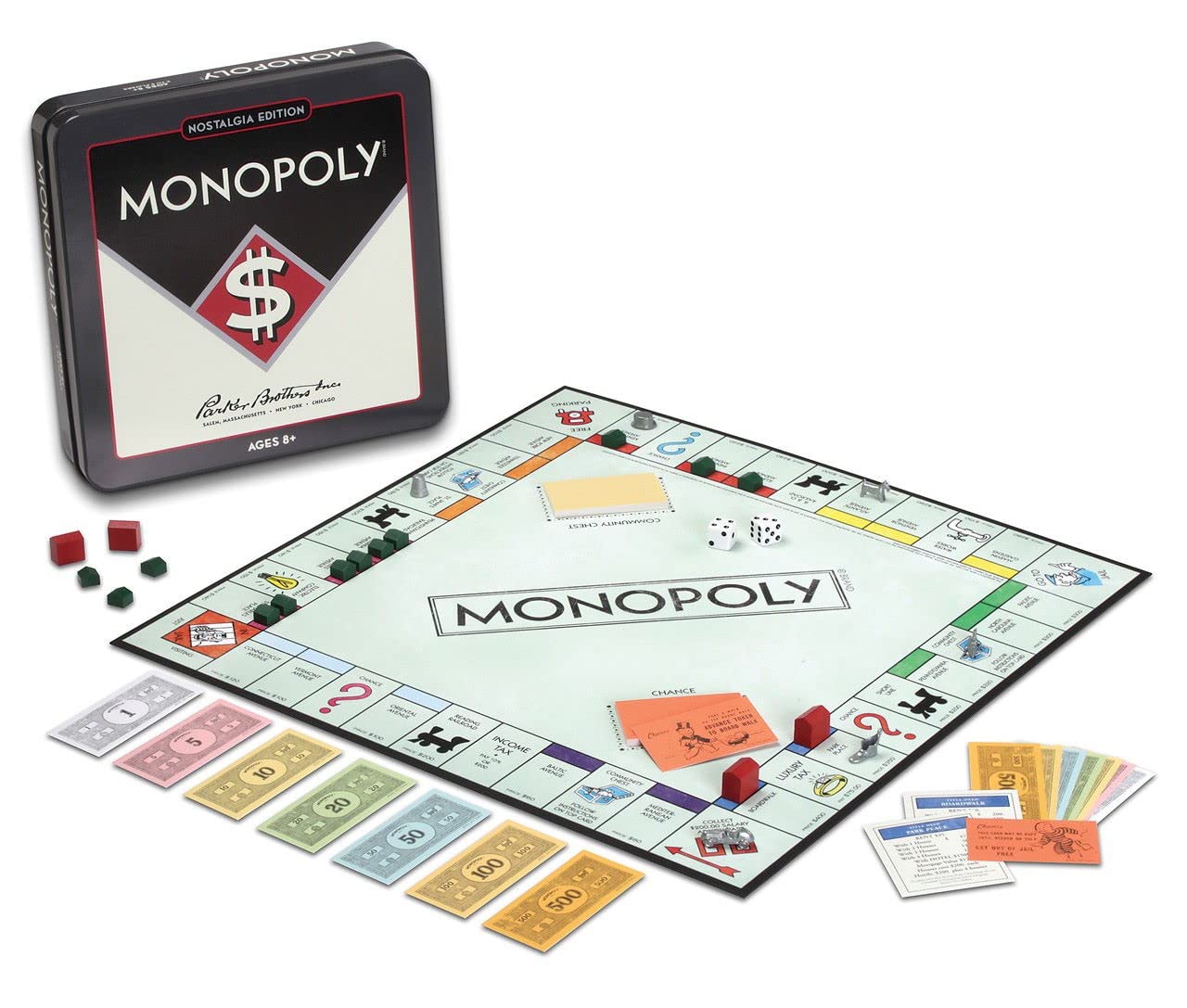 WS Game Company Monopoly Nostalgia Edition in Collectible Tin