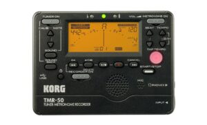 korg tmr50bk tmr-50 tuner metronome recorder - black