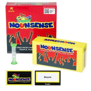 maranda enterprises university games | nounsense family card game for 2 or more players ages 8 and up