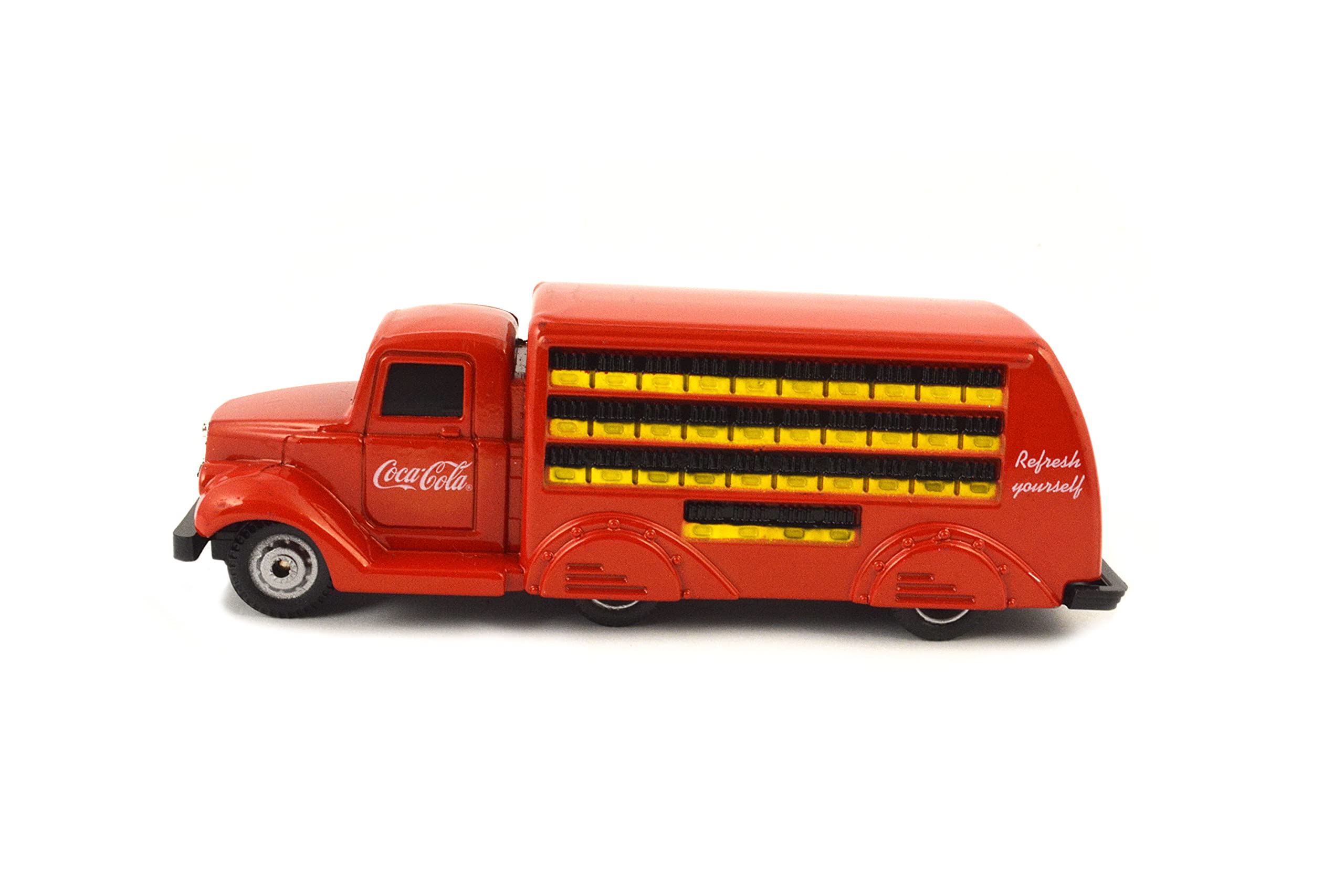 Motor city classics | Coca-Cola 1937 Bottle Truck | 1:87 Scale Model Diecast Collectible | 424132