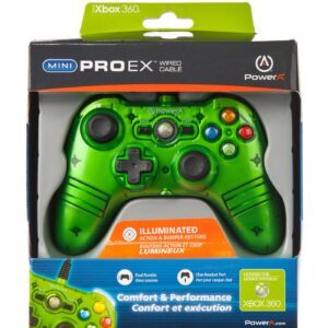 PowerA Mini Pro EX Controller for Xbox 360 - Green (Wired)