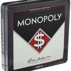 WS Game Company Monopoly Nostalgia Edition in Collectible Tin