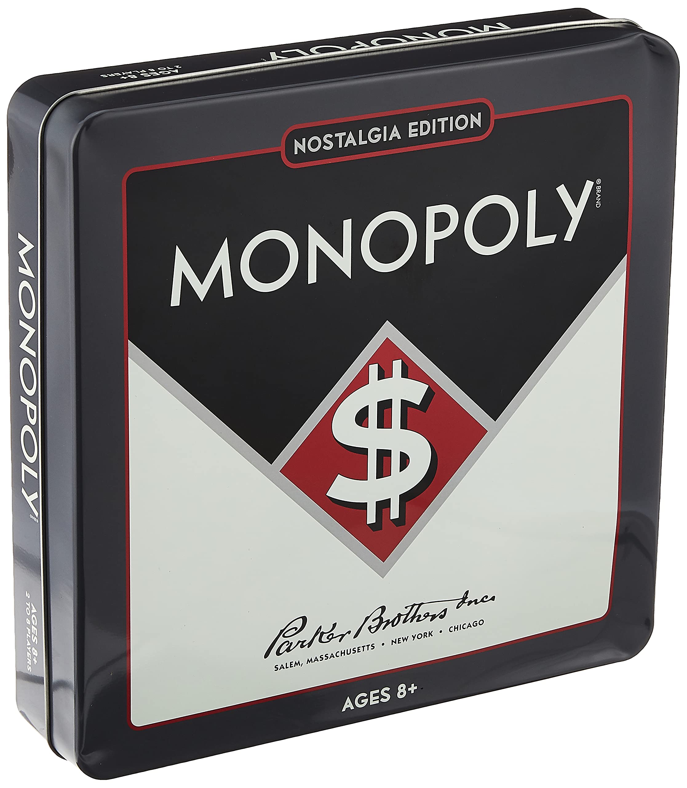 WS Game Company Monopoly Nostalgia Edition in Collectible Tin